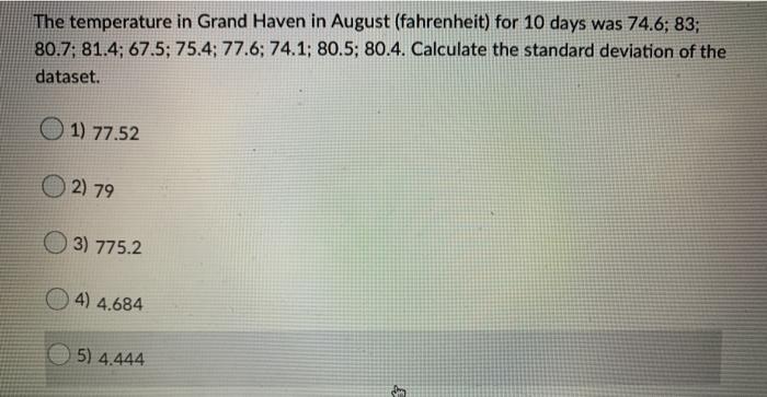 Solved The five-number summary for a dataset on Grade Point | Chegg.com