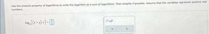 Solved Virite the logarithmic expression as a single | Chegg.com