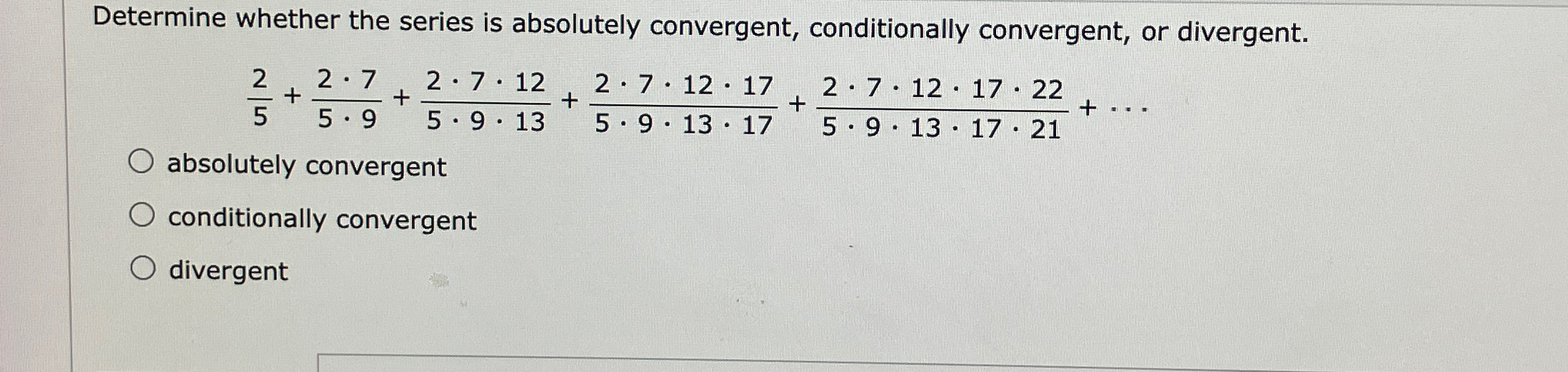 Determine whether the series is absolutely | Chegg.com