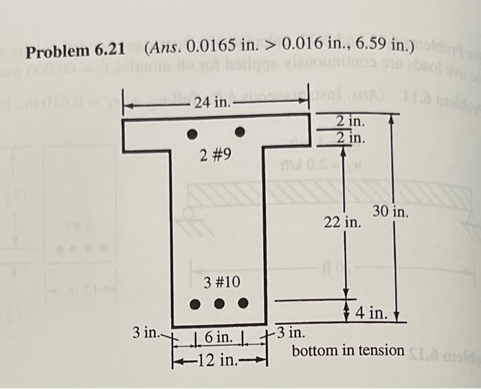 Solved For Problems 6.19 to 6.21, same questions as for | Chegg.com
