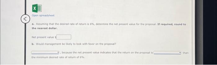 Solved Net Present Value Method The-following data are | Chegg.com