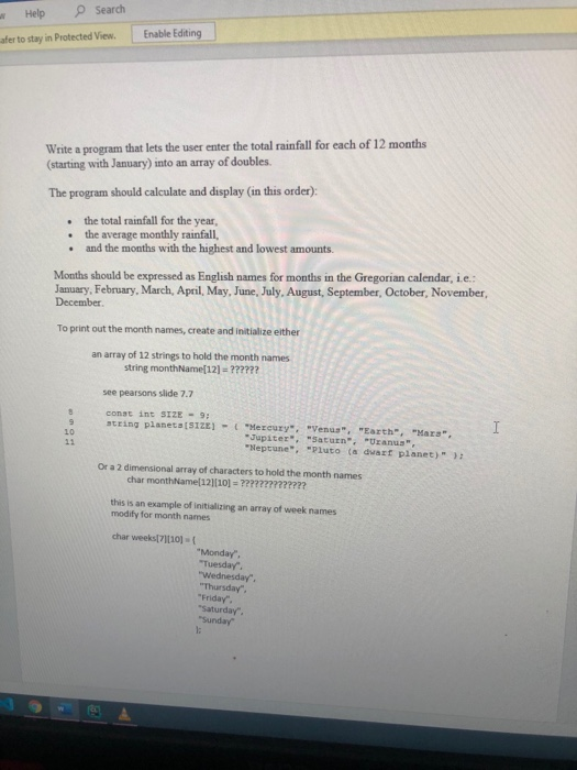 Solved Complete in c++ and please leave instructions so i | Chegg.com