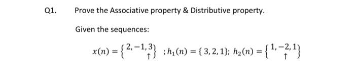 Solved 21. Prove the Associative property \& Distributive | Chegg.com