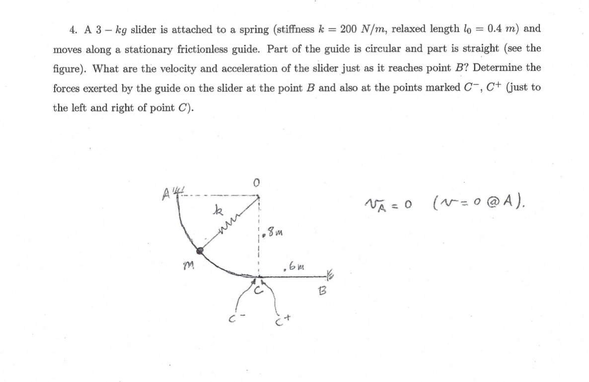 I need help with the finding acceleration and normal | Chegg.com