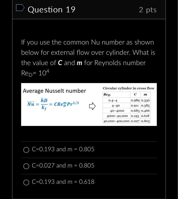 Solved Question 19 2 pts If you use the common Nu number as | Chegg.com