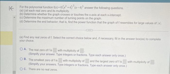 Solved Write a polynomial function whose graph is shown | Chegg.com