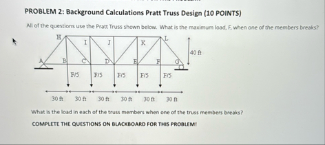 Project Part 1: Background CalculationsIn order to | Chegg.com