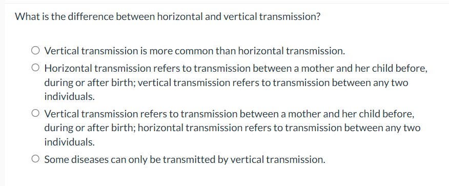 Solved What is the difference between horizontal and | Chegg.com