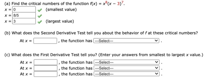 Solved X = 10 (a) Find the critical numbers of the function | Chegg.com