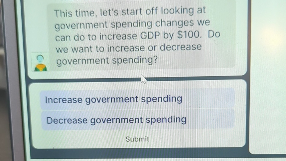 Solved This time, let's start off looking at government | Chegg.com