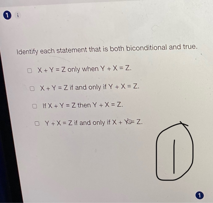Solved 1 i Identify each statement that is both | Chegg.com