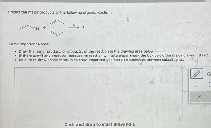 Solved Predict the major products of the following organic | Chegg.com