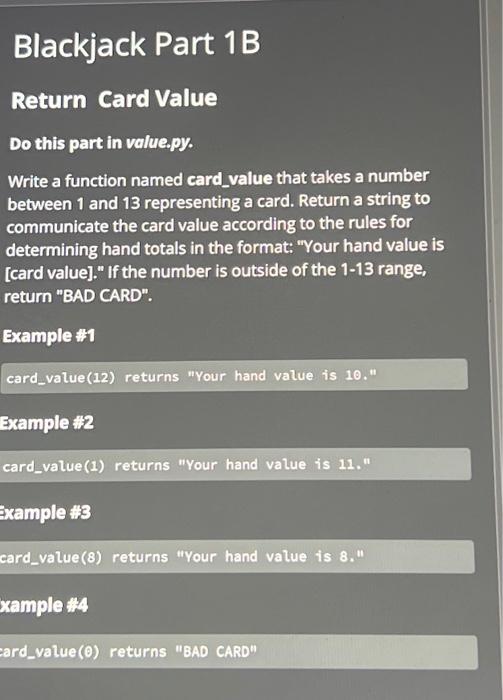 Solved Blackjack! Blackjack is a popular card game in which | Chegg.com