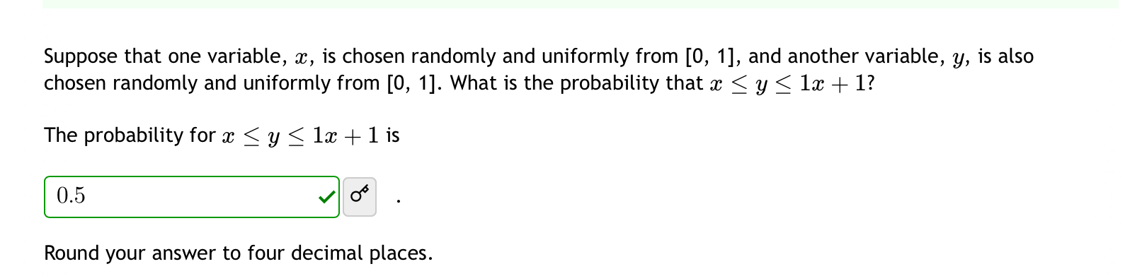 Suppose that one variable, x, ﻿is chosen randomly and | Chegg.com