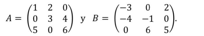 Solved A = 1 0 0 3 4 0 6/ 5 23 y B = -3 0 - -4 -1 0 06 5. 21 | Chegg.com