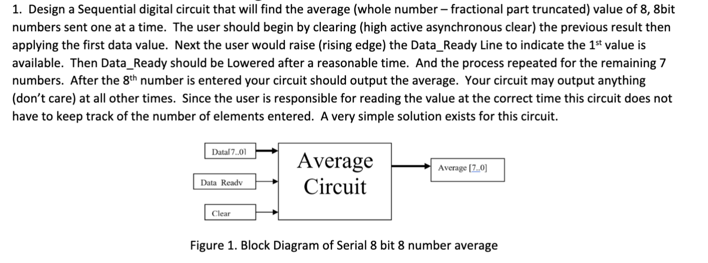 Design a Sequential digital circuit that will find | Chegg.com