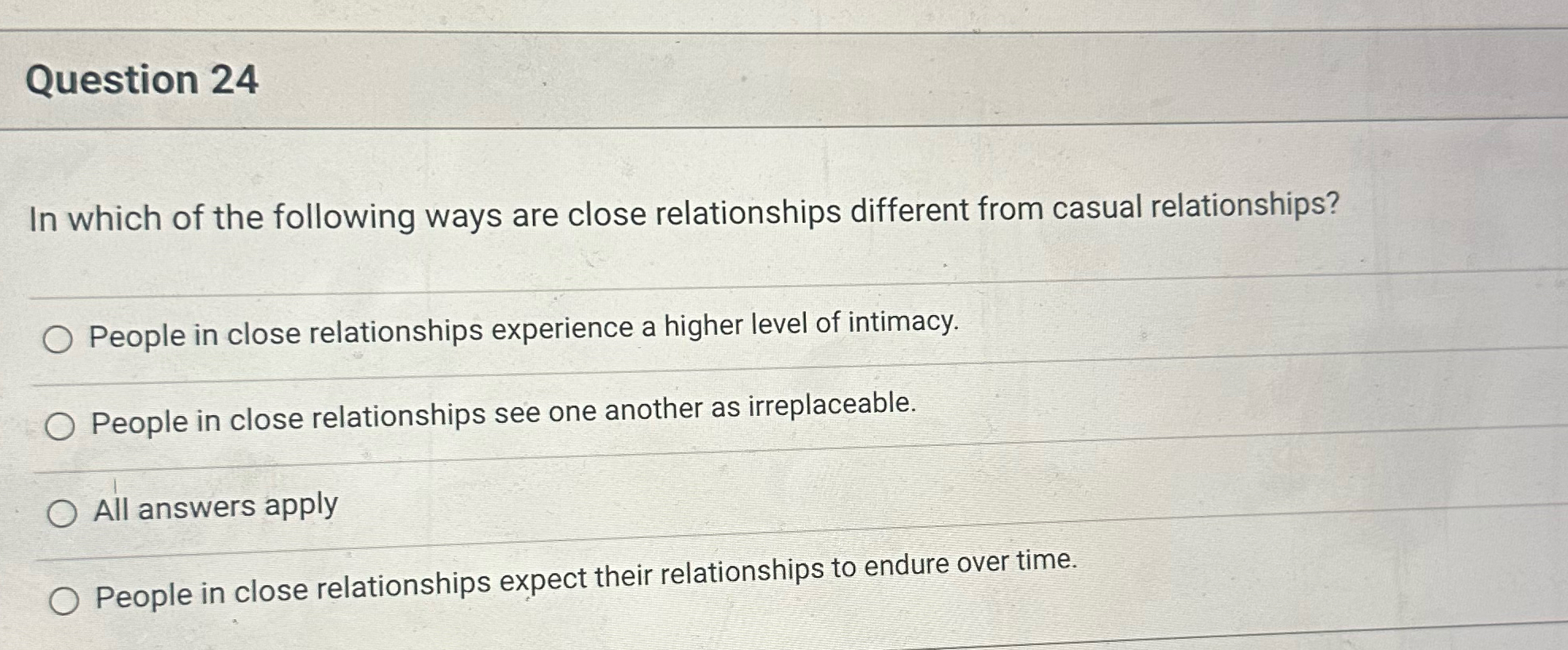 Solved Question 24In which of the following ways are close | Chegg.com