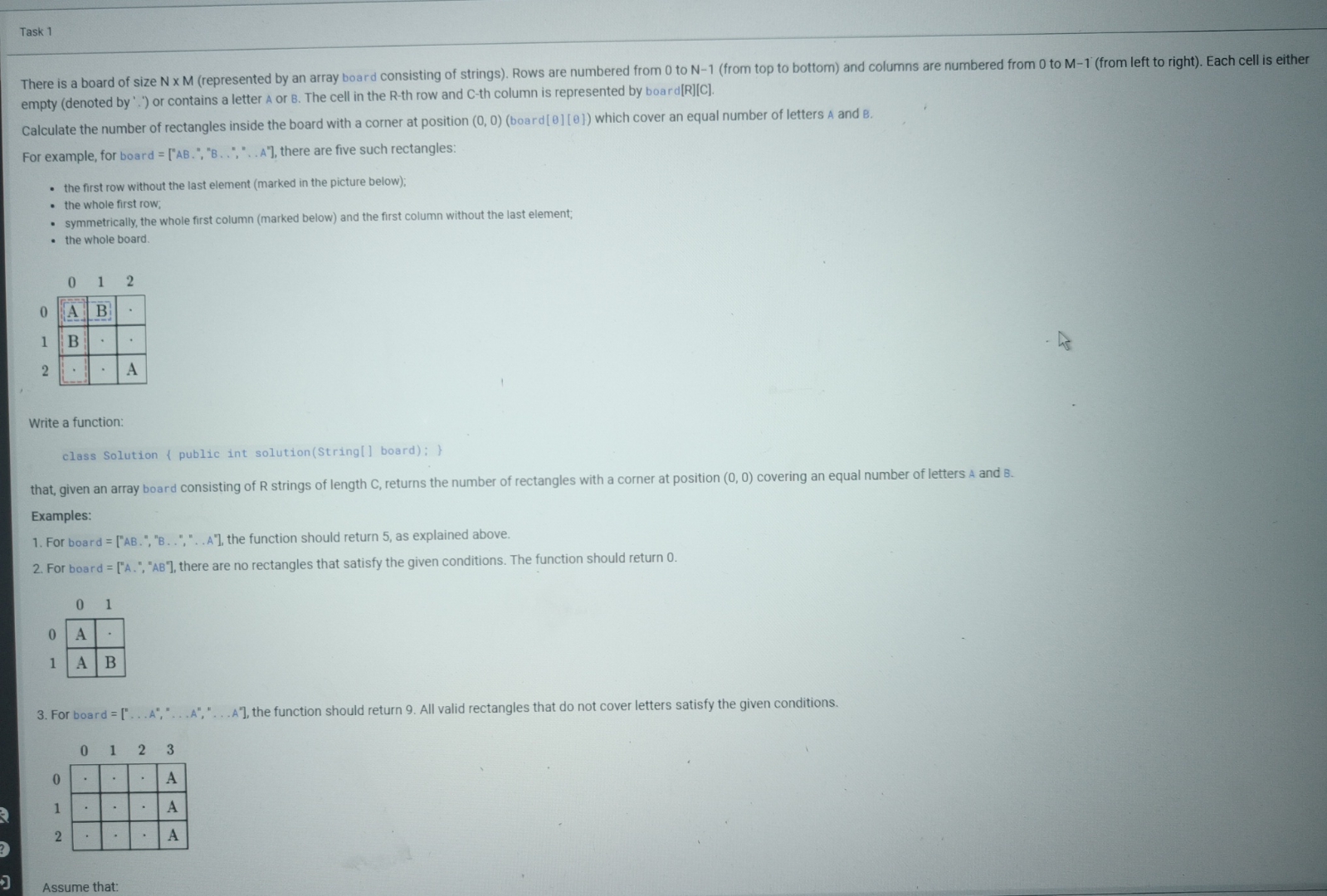 Solved Task 1There is a board of size N×M (represented by an | Chegg.com