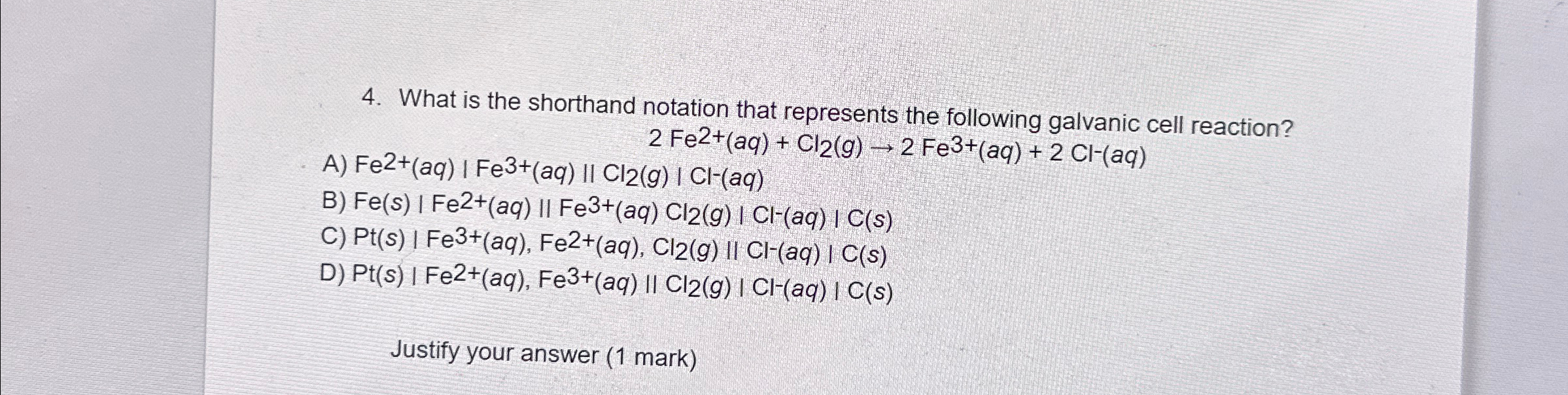 Solved What is the shorthand notation that represents the | Chegg.com