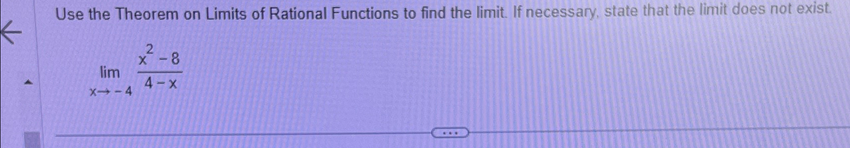 Solved Use the Theorem on Limits of Rational Functions to | Chegg.com
