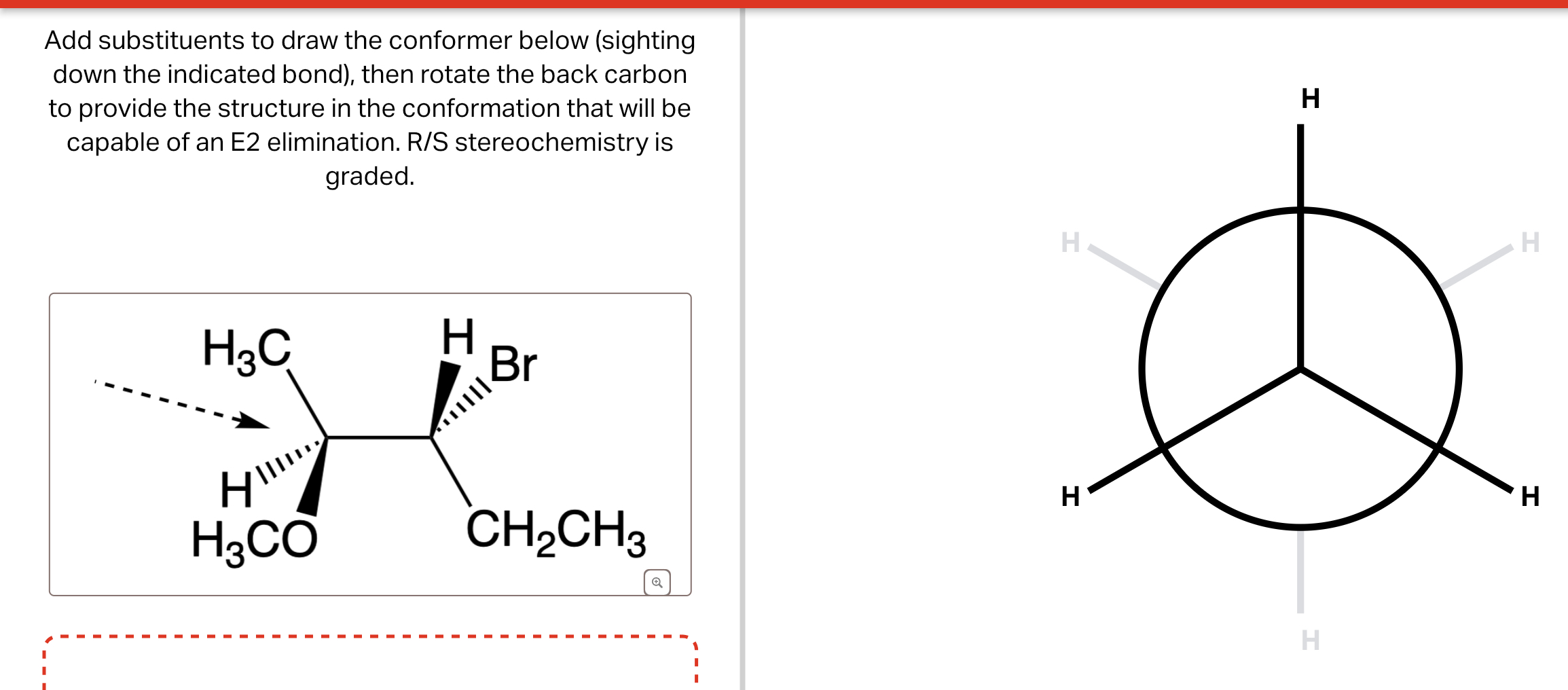 Solved First add the substituents to draw the conformer | Chegg.com