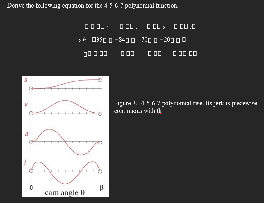 Derive the following equation for the 4-5-6-7 | Chegg.com