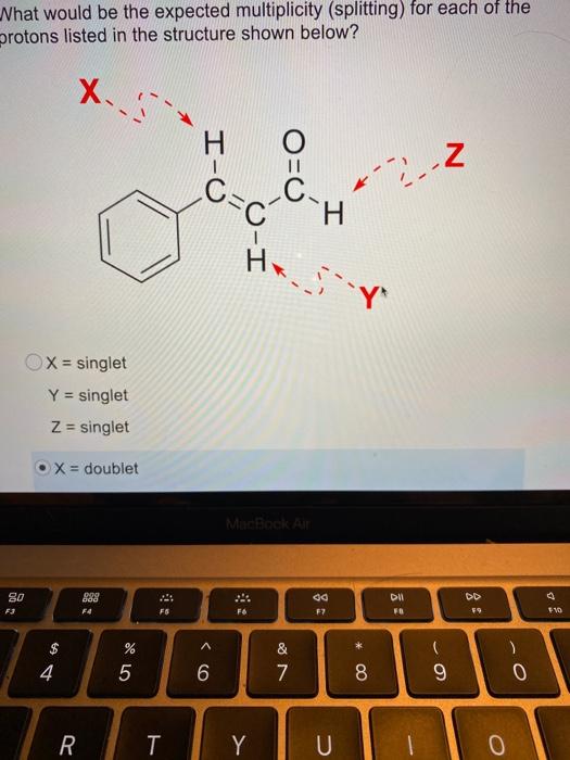 Solved Nhat would be the expected multiplicity (splitting) | Chegg.com