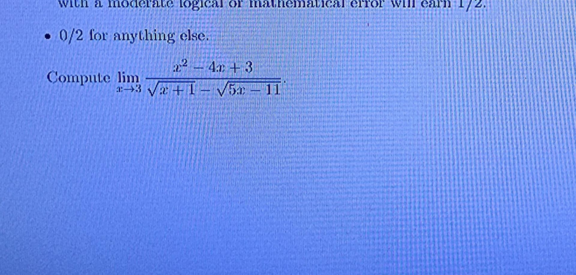 Solved Compute limx→3x2-4x+3x+12-5x-112. | Chegg.com