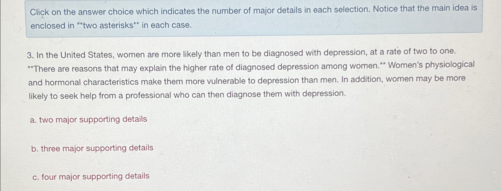 Solved Click on the answer choice which indicates the number | Chegg.com