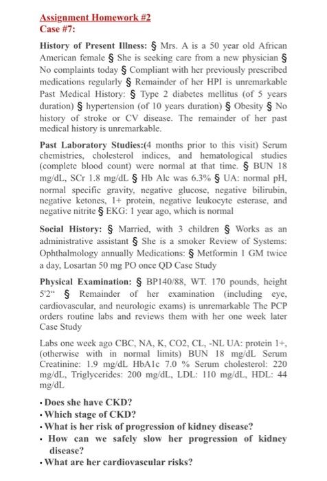 Solved Home work Assignment \#1: Case\#4- Susan Brown is a | Chegg.com