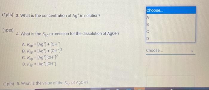 Solved (9pts) Calculations Use the data collected above to | Chegg.com