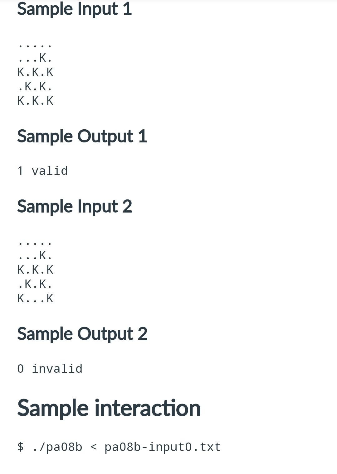 Solved Problem description In the game of chess, knights are | Chegg.com