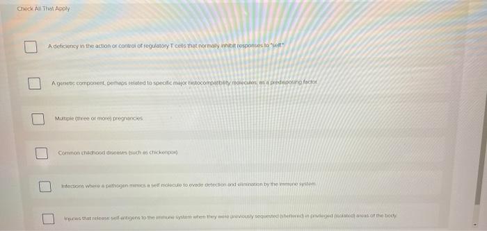 Solved While it is unknown what the exact causes of | Chegg.com