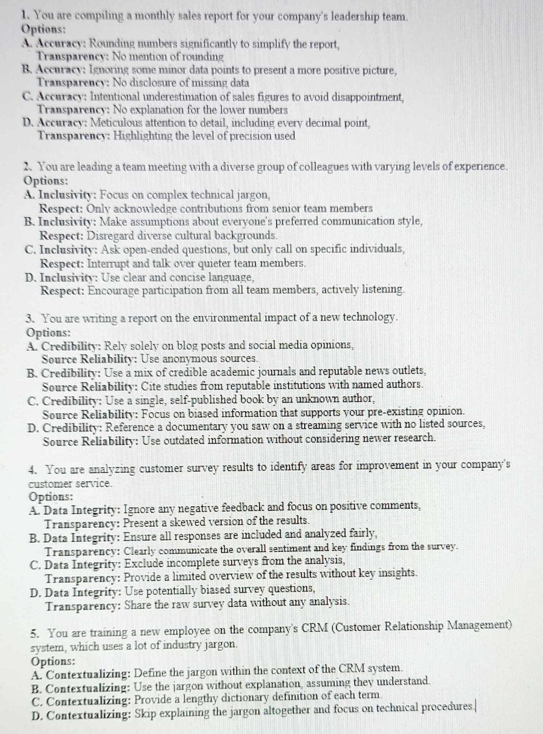 Solved 1. ﻿You are compiling a monthly sales report for your | Chegg.com