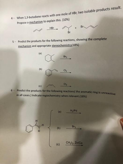 Solved 1. Draw the complete mechanism for each polar | Chegg.com