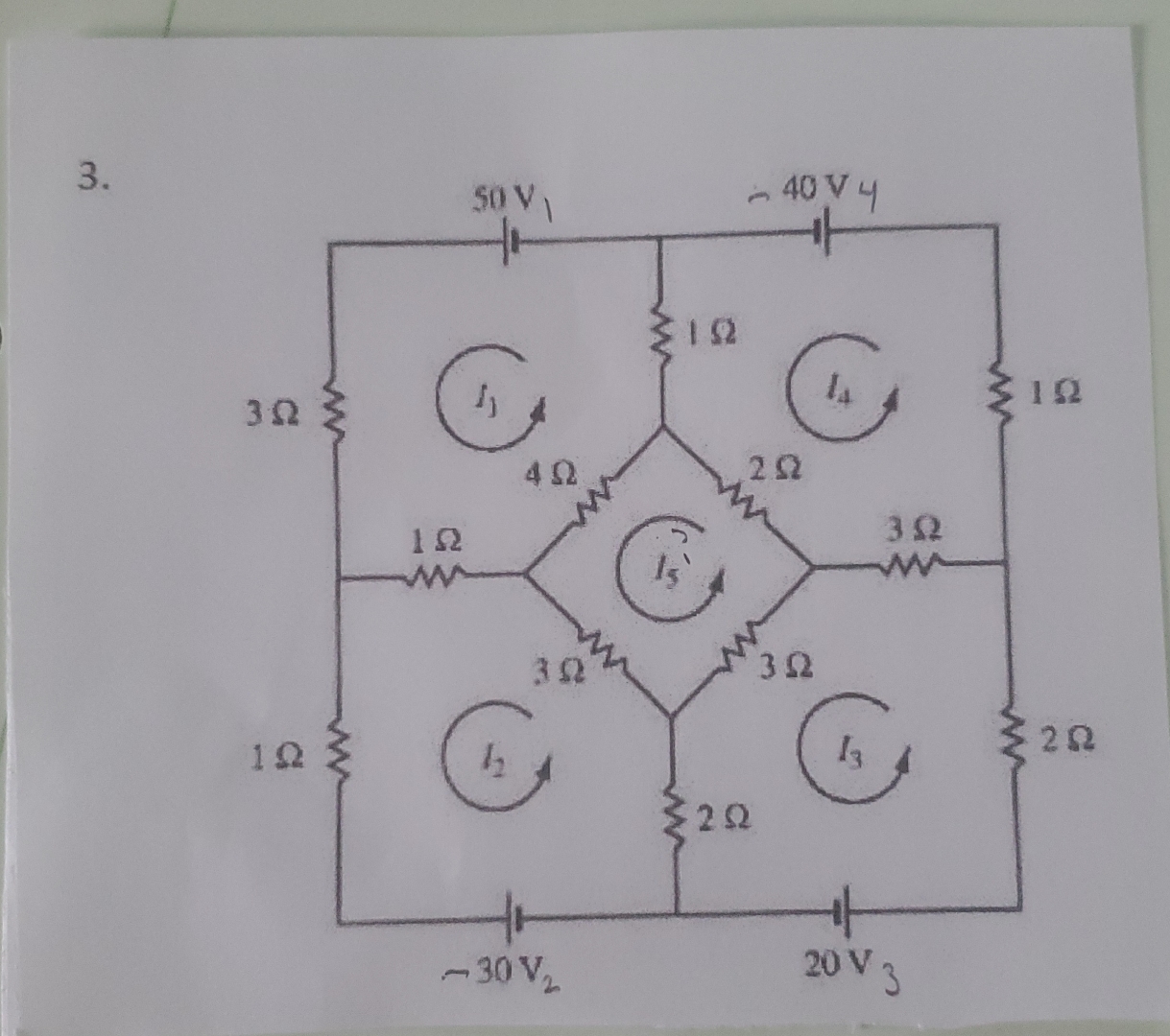 Solved Create a matrix equation to solve for the loop | Chegg.com