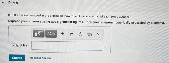 Solved An internal explosion breaks an object, initially at | Chegg.com