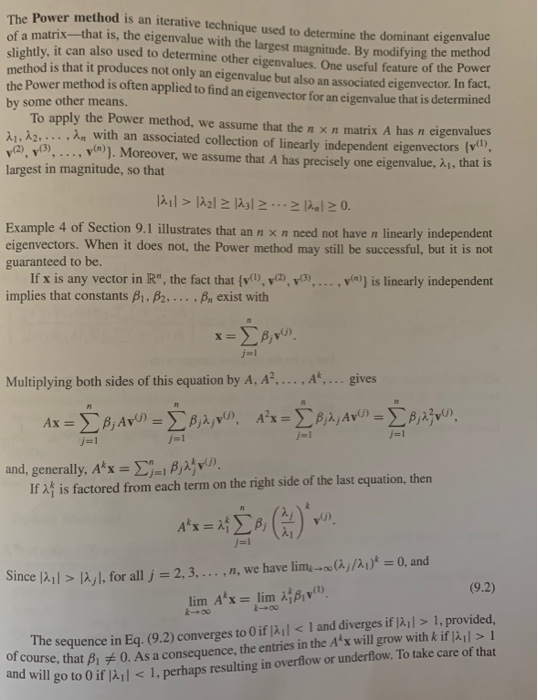 Solved (1) For A = 6 10 3 4 1 o 2 5 . (i) find 2) and (2) by | Chegg.com