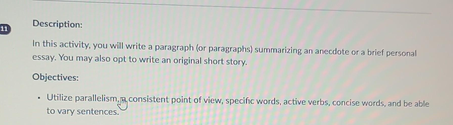 Description: In this activity, you will write a | Chegg.com