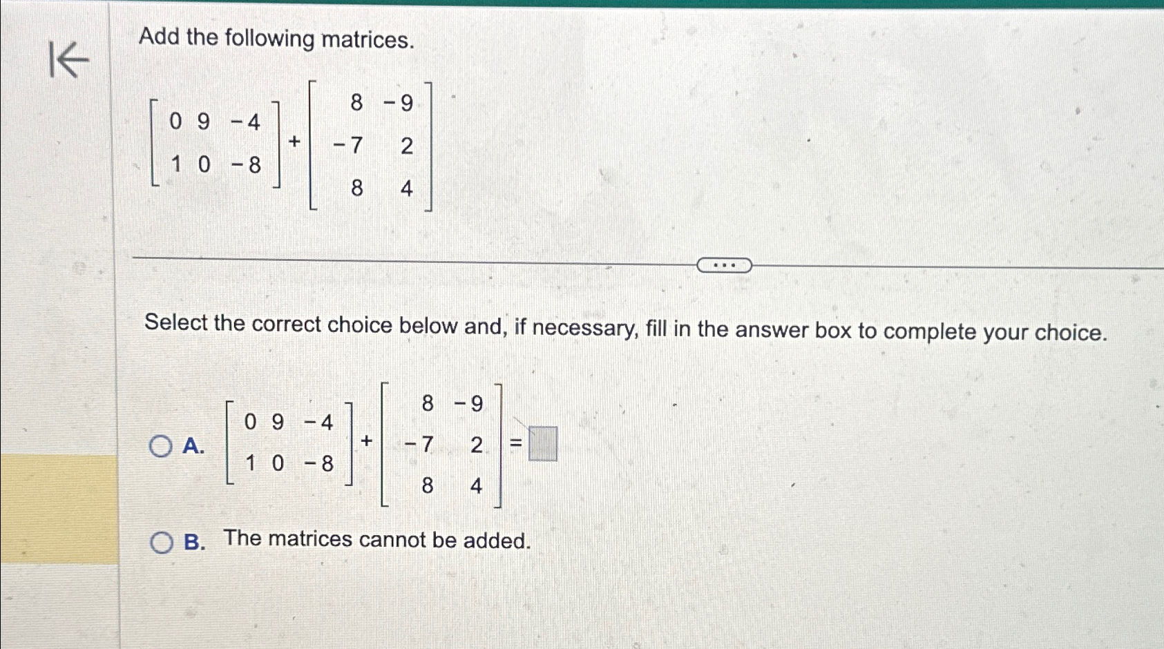 Solved Add the following | Chegg.com