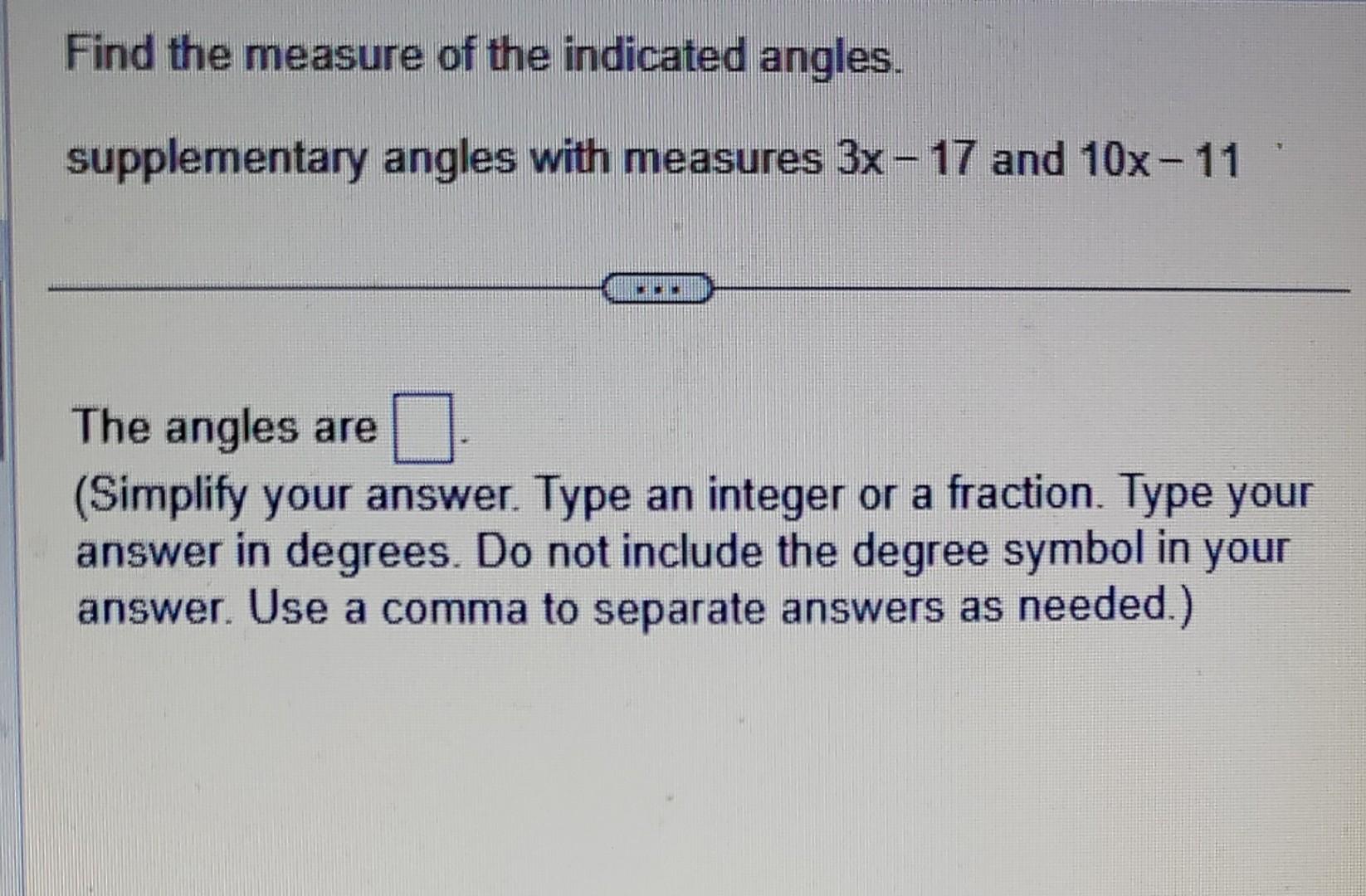 Solved Find the measure of the indicated angles. | Chegg.com