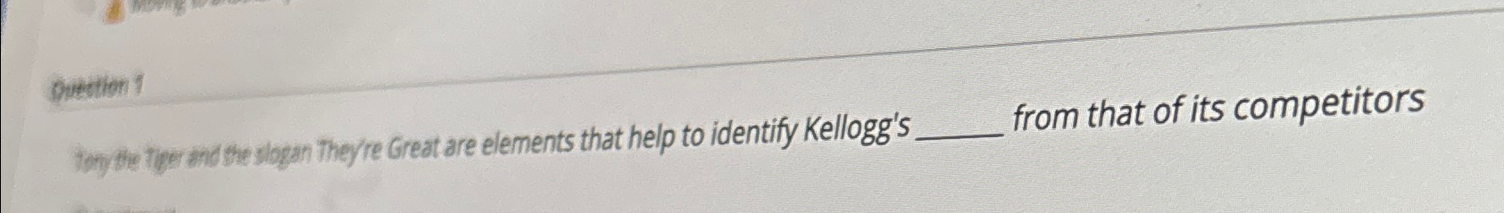 Solved Tony the tiger and the slogan Theyre Great are | Chegg.com