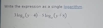 Solved Write the expression as a single | Chegg.com