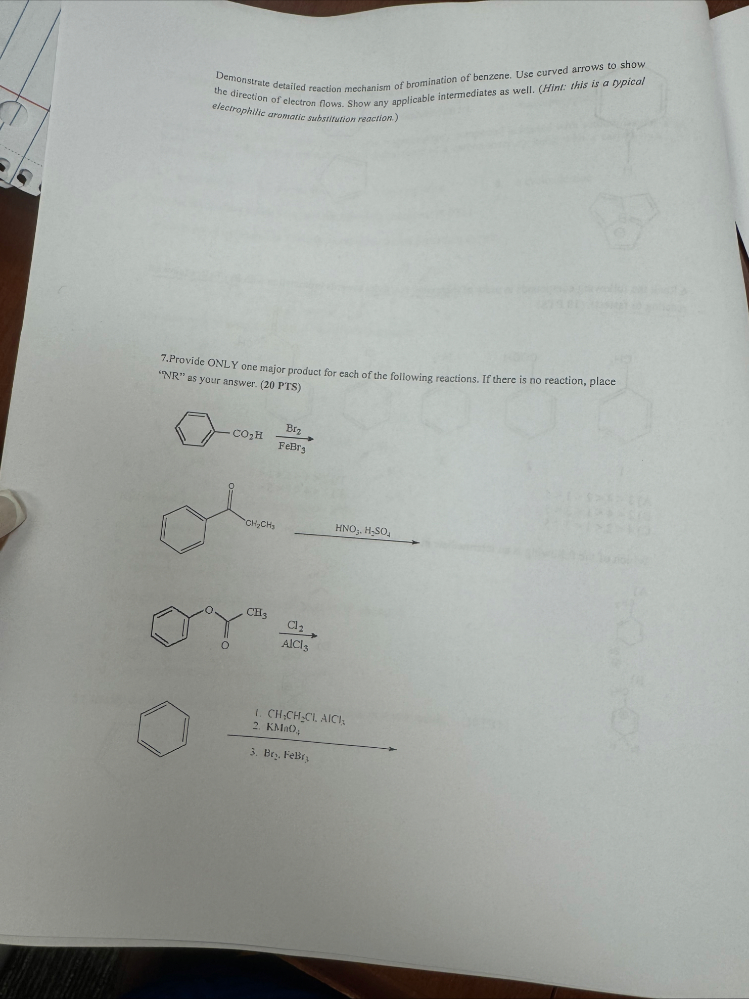 Solved Demonstrate detailed reaction mechanism of | Chegg.com