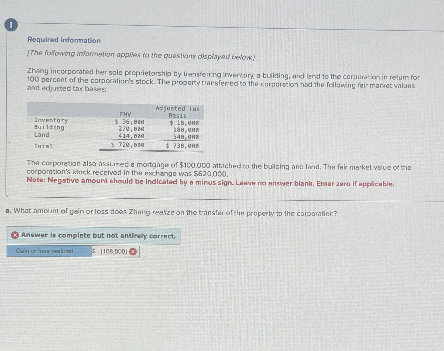 Solved !Required information[The following information | Chegg.com