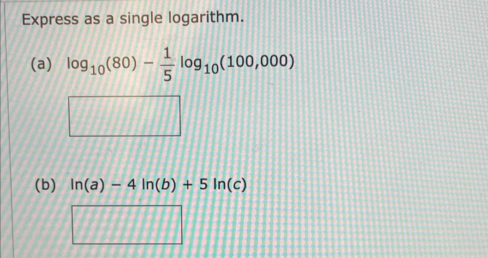 Solved Express as a single | Chegg.com