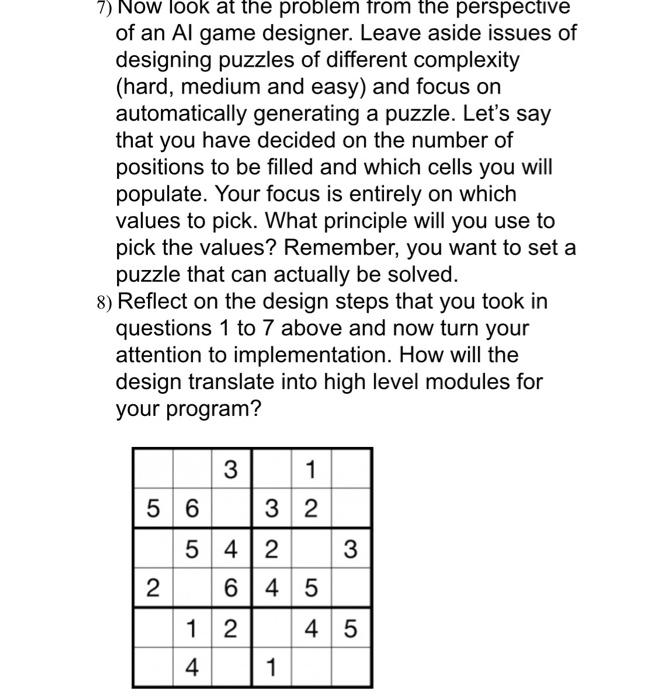 Constraint Satisfaction Problems Solving a 6 by 6 | Chegg.com