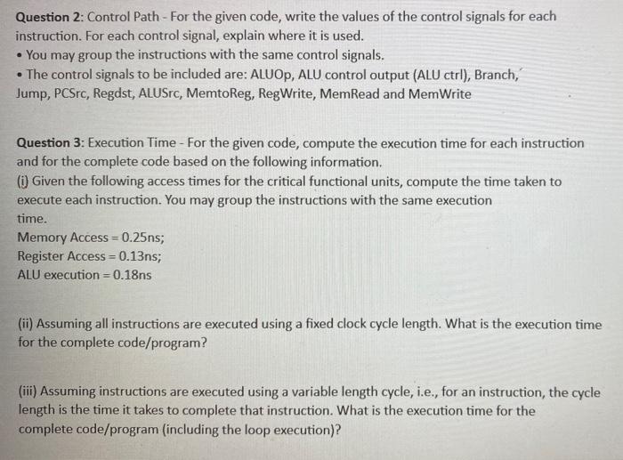 Solved its all one question for the mips code. can you | Chegg.com Solved its all one question for the mips code. can you | Chegg.com