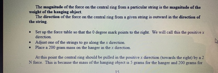 Vectors and Forces Worksheet I. One-dimensional | Chegg.com