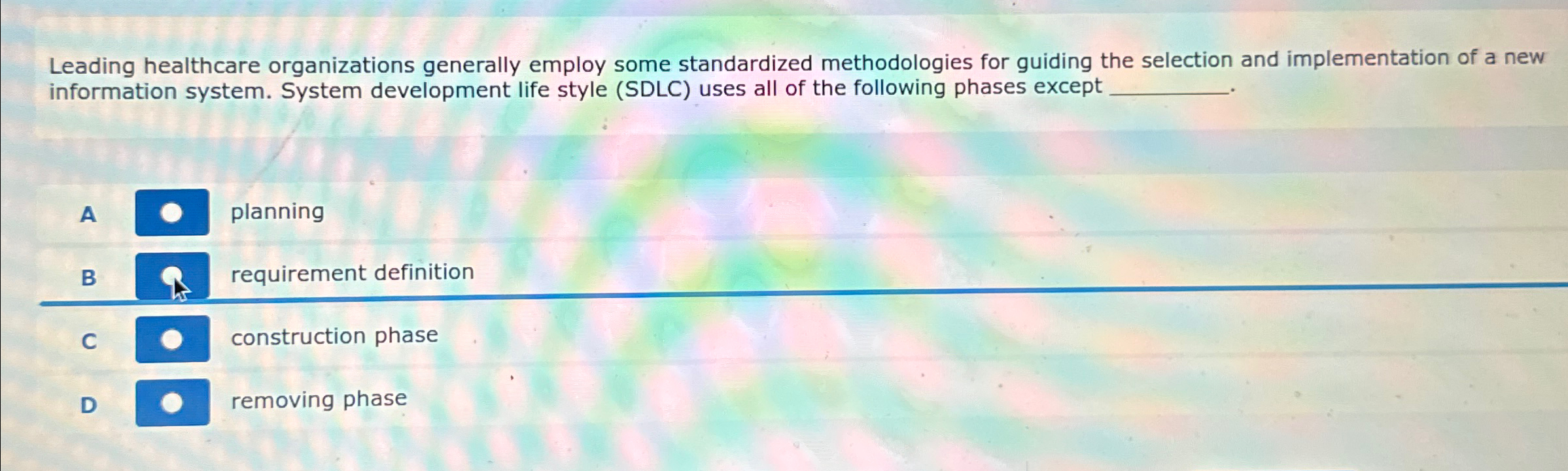 Solved Leading healthcare organizations generally employ | Chegg.com